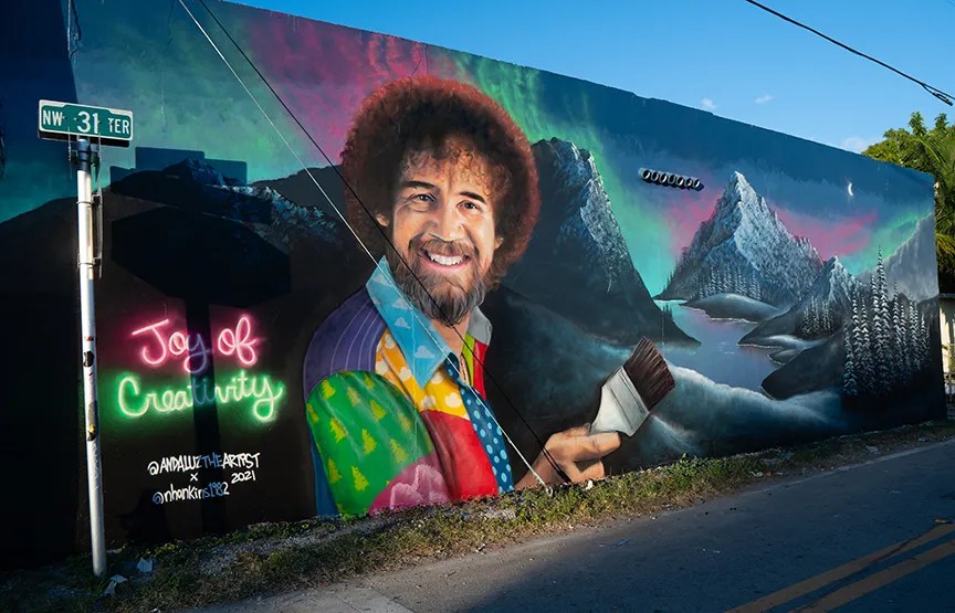 Bob Ross: Art Basel Miami – Chris Taylor Certified Bob Ross Instructor ...